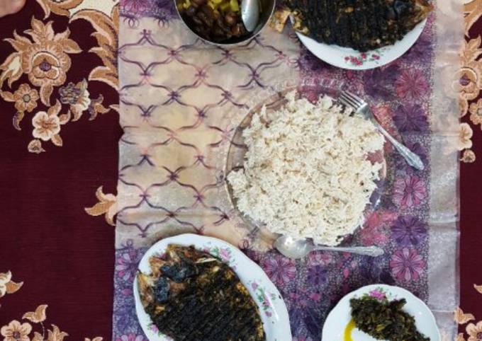 طرز تهیه ماهی صبور کبابی ساده و خوشمزه توسط ترنم کوکپد