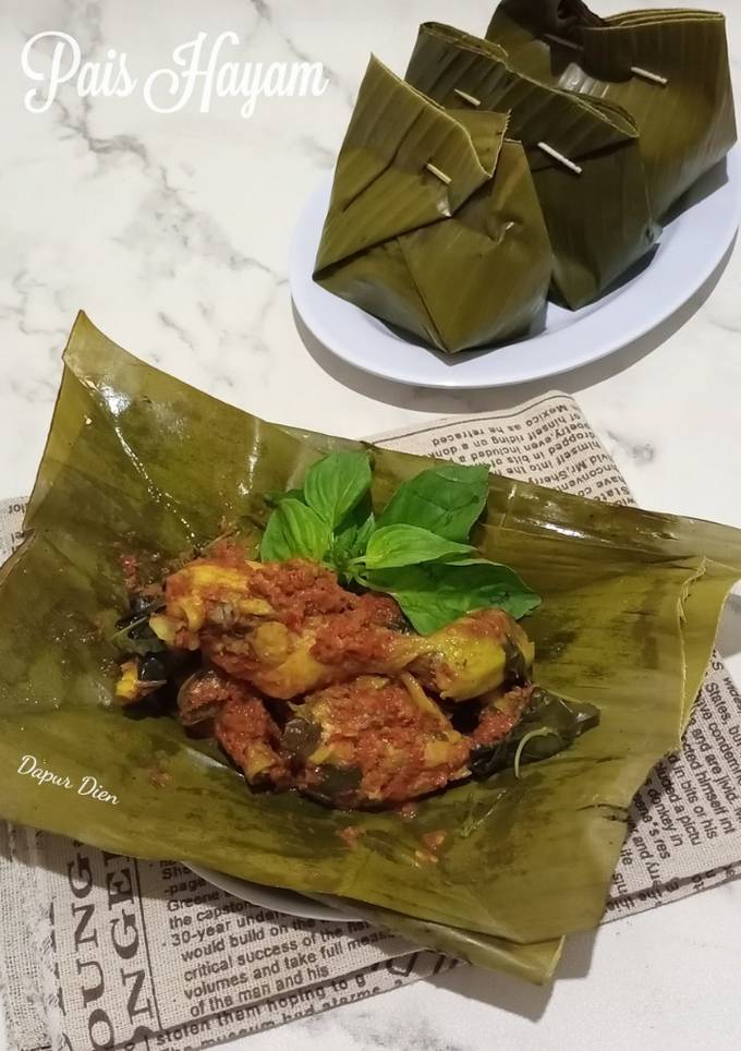 Resep Pais Hayam (Pepes Ayam) oleh Dapur Dien - Cookpad