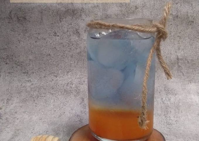 Resep Es Sunset Blue oleh Haryanti Andrie - Cookpad