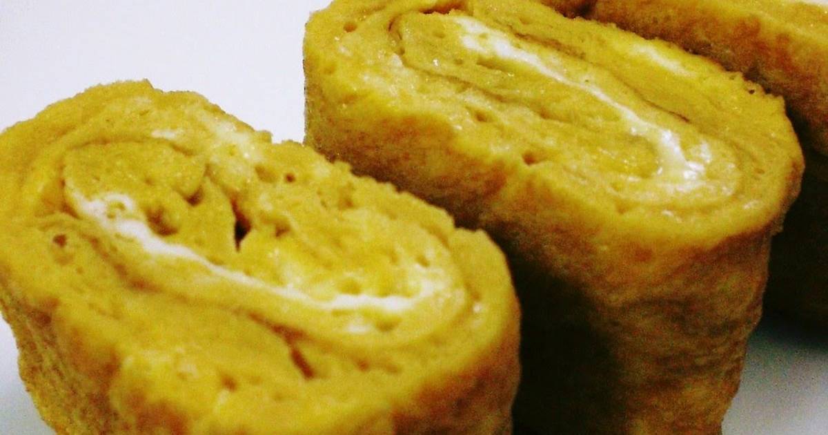 For Lunch Boxes! Tamagoyaki (Japanese Omelette) with Oyster Sauce and ...