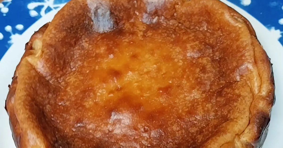Resep burnt cheesecake tanpa tepung rumahan enak dan mudah - Cookpad