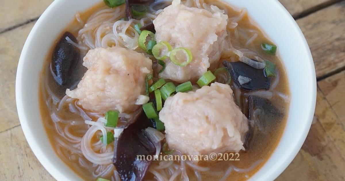 484 resep tekwan sagu udang enak dan mudah - Cookpad