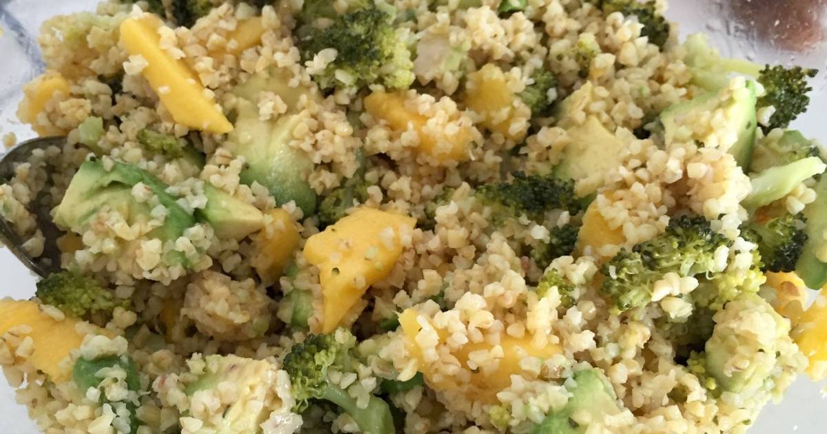 Bulgur en ensalada con mango, brócoli y aguacate Receta de Marieta ...