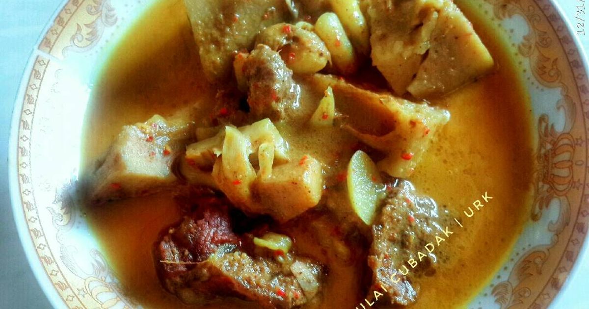 Resep Gulai Cubadak (Gule Nangka Khas Minang) oleh urk2706 - Cookpad