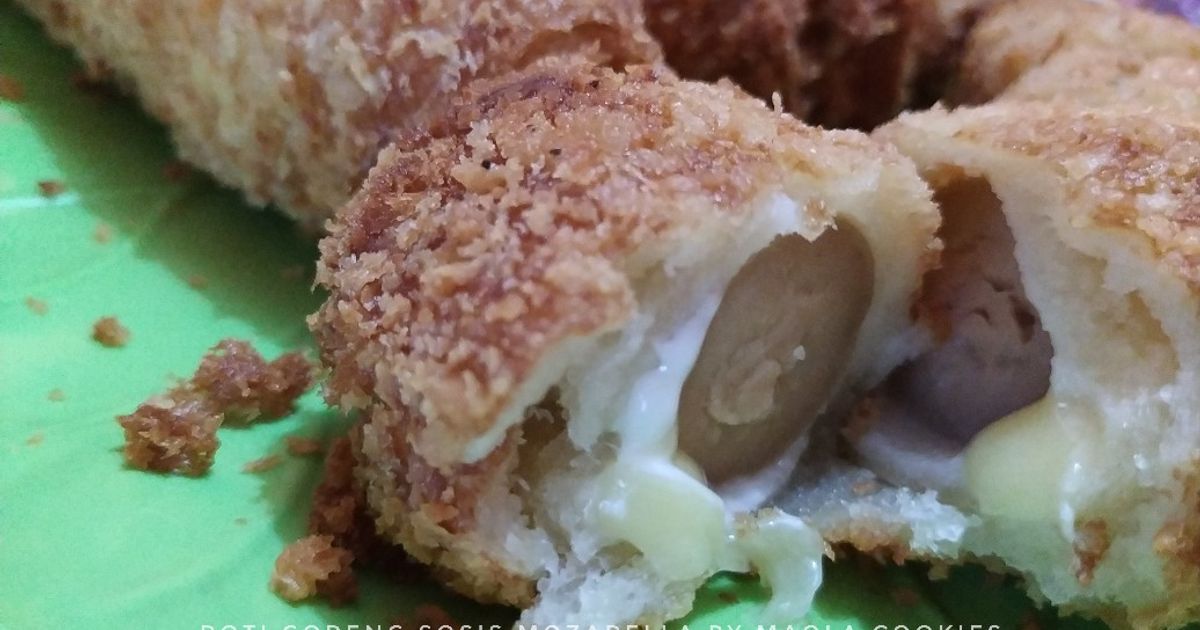 Resep Roti Goreng Sosis Mozarella Lumer oleh Maola Cookies - Cookpad