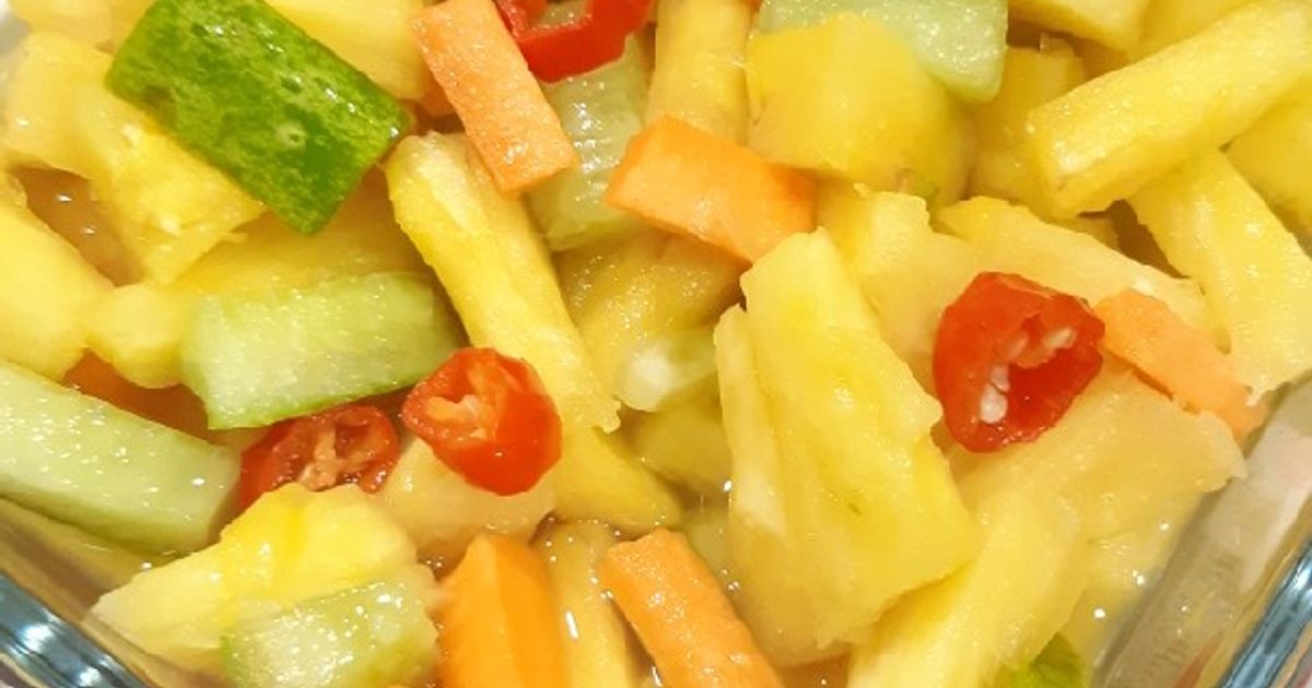 Resep Acar Nanas Ala 'Jsr' oleh Novi 🍳 Manov Kitchen - Cookpad