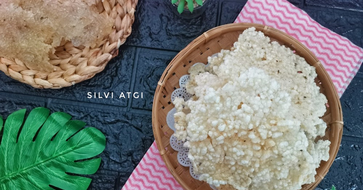 Resep Krupuk Puli (Nasi Sisa) Tanpa Obat oleh Silvi Atgi Septina - Cookpad