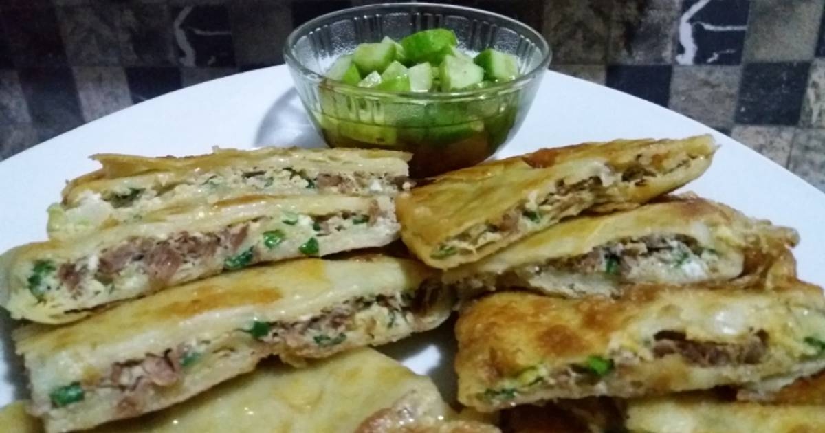 Resep Martabak Telur (daging rendang) oleh Rini Anjani - Cookpad