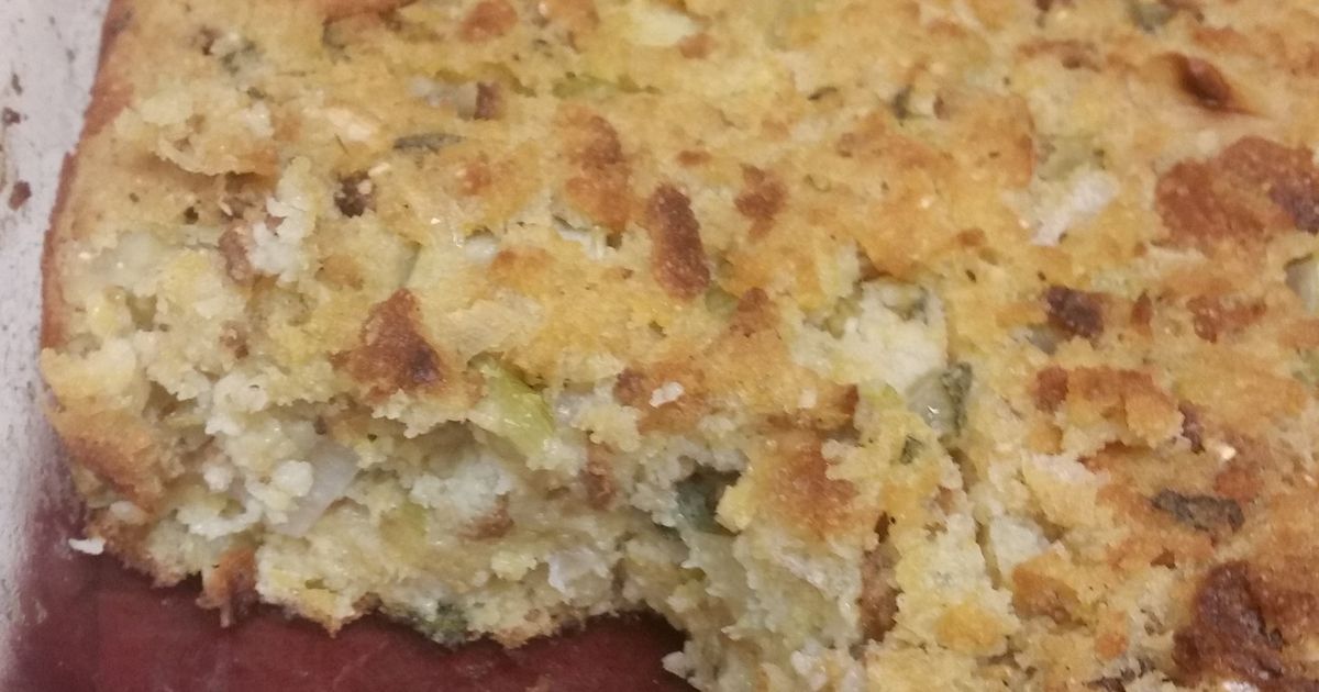 Southern Style Cornbread Dressing Recipe By Jessicadpaxton