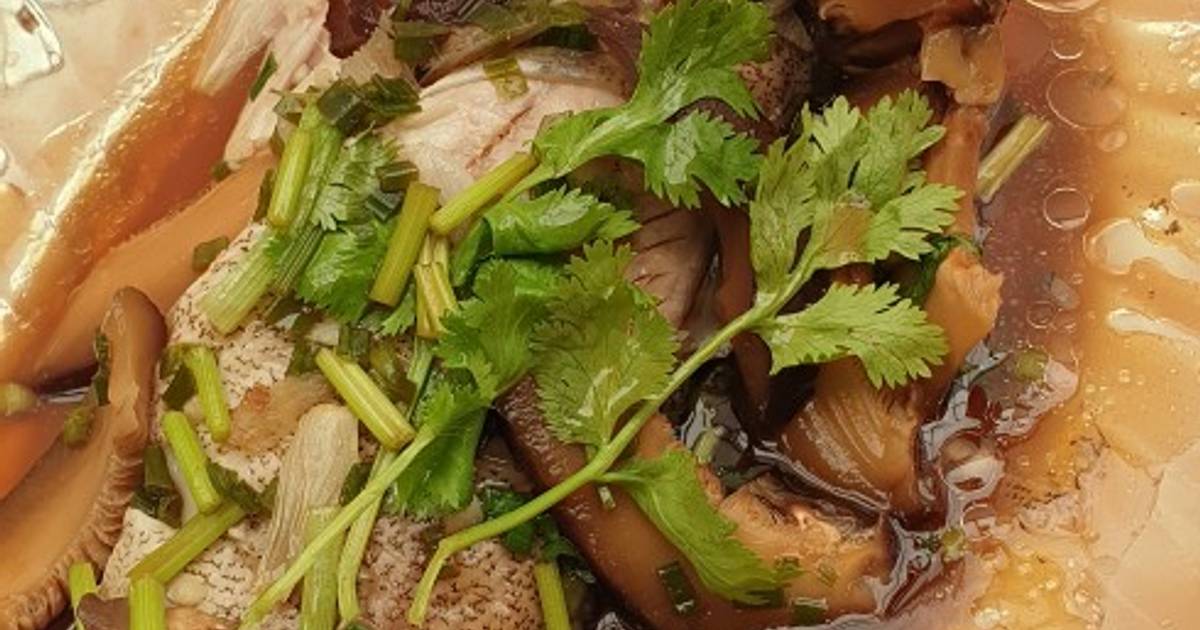 Resep Ikan steam ala hongkong oleh Christine - Cookpad