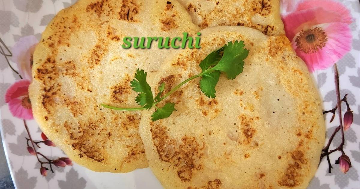 Rava Onion Chilla Recipe by Suruchi (Dr. Ruchi Sharma) - Cookpad