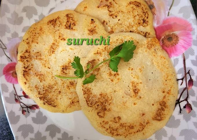 Rava Onion Chilla Recipe by Suruchi (Dr. Ruchi Sharma) - Cookpad