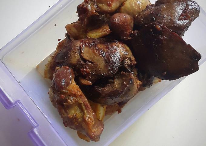 Resep Hati Ampela Goreng Gurih oleh Violet Azalea - Cookpad