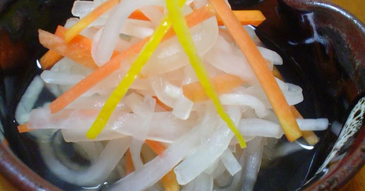 Smooth Festive Namasu Recipe By Cookpad.Japan