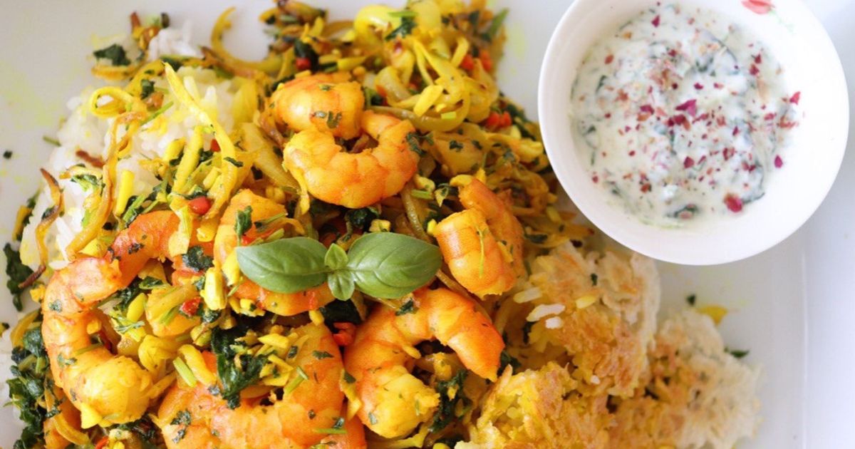 Iranian Shrimp Rice Recipe by Aunty Eiko's international cuisine ...