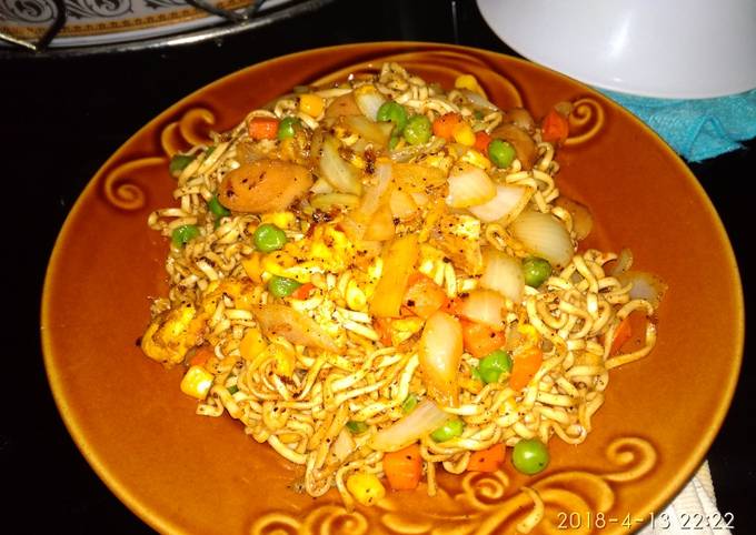 Resep Mie goreng lada hitam oleh dwi - Cookpad