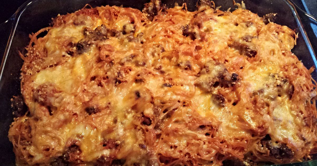 Easy Spaghetti Bake Recipe By Mama Ashlee