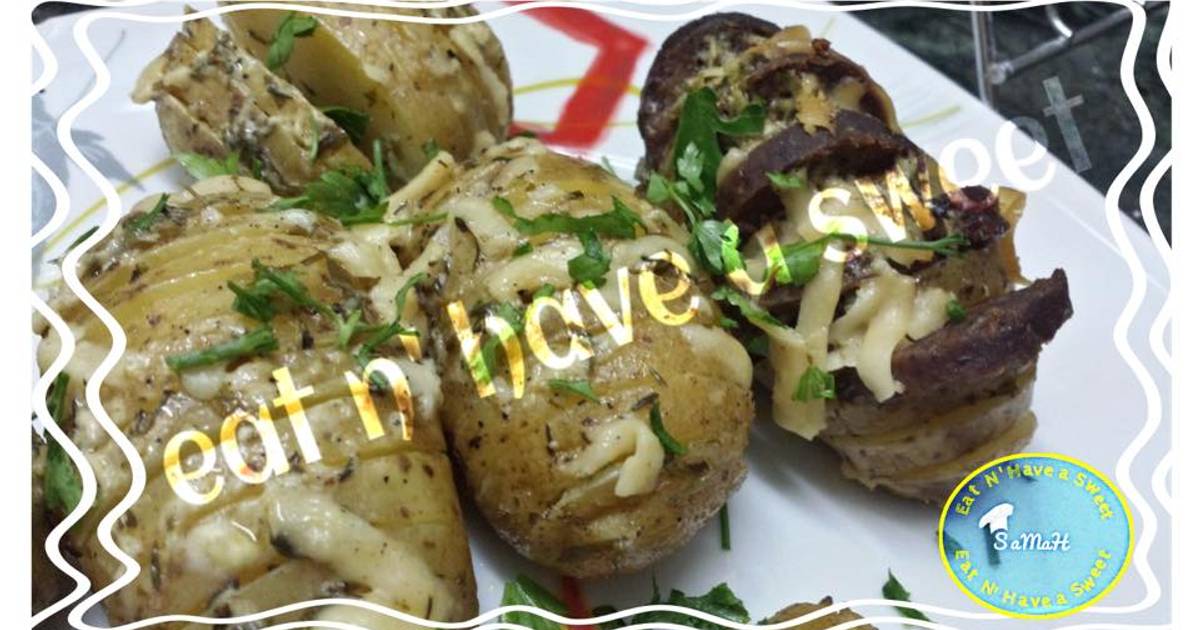 طريقة عمل بطاطس مشويه بالزبده والجبنه على اصولها بطريقة سهلة وسريعة من Samah Adel Megahed - كوكباد