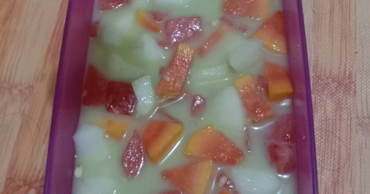 551 resep es buah sirup marjan enak dan mudah - Cookpad