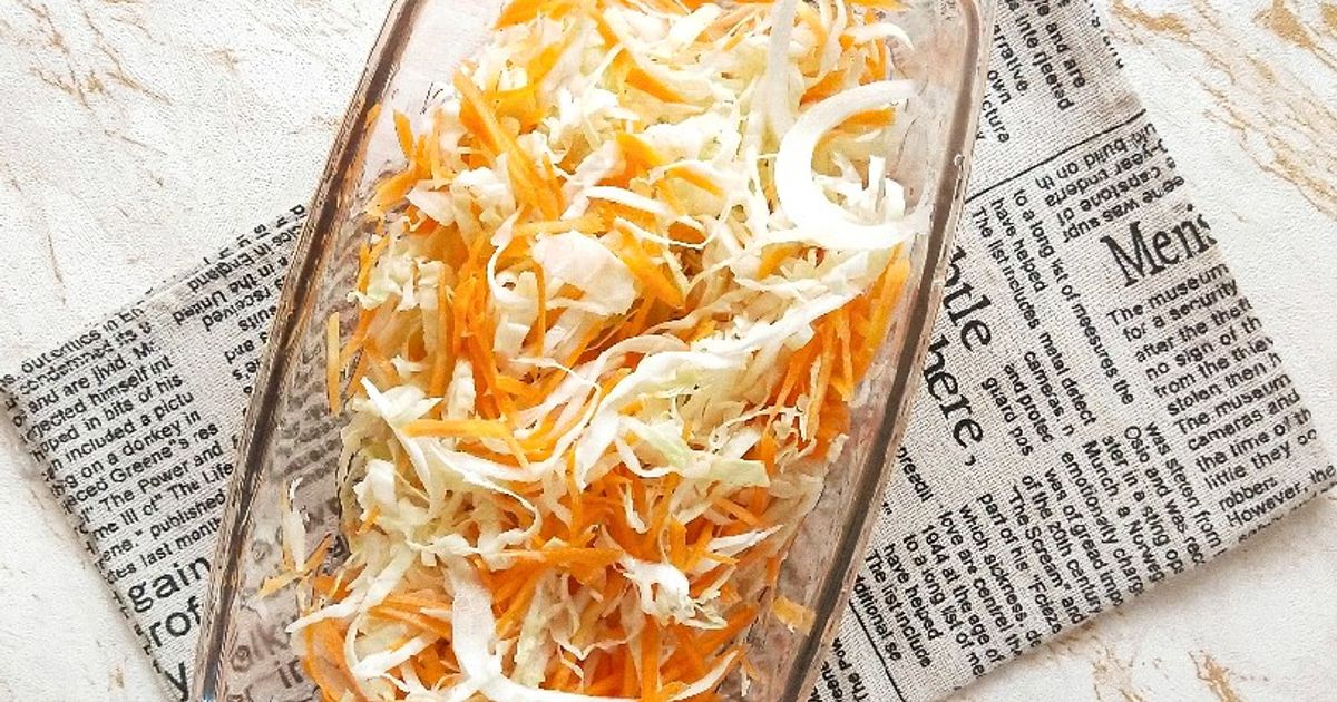 Resep salad wortel dan kubis rumahan enak dan mudah - Cookpad