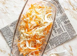 Resep salad wortel kol hokben rumahan enak dan mudah - Cookpad