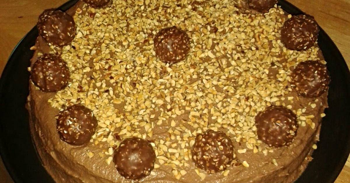 Delicious Ferrero Rocher tart Recipe by german baking fairy - Cookpad