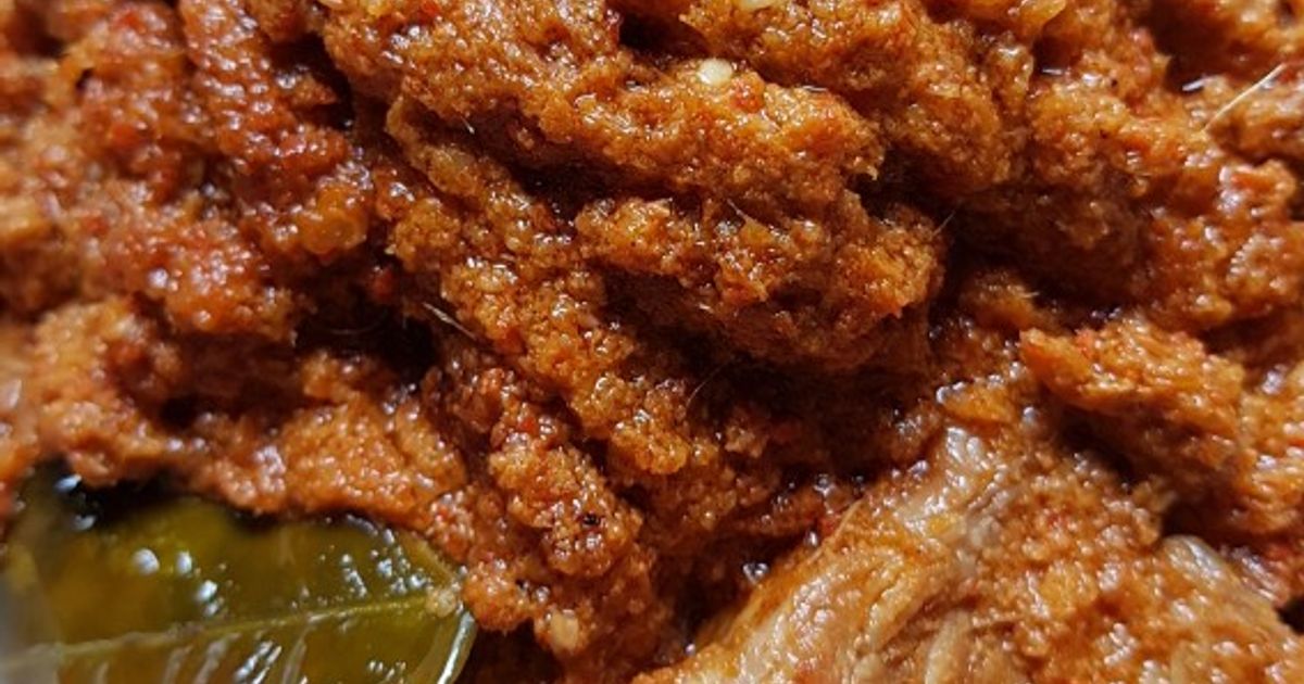 Resep rendang sapi 500 gram rumahan enak dan mudah - Cookpad