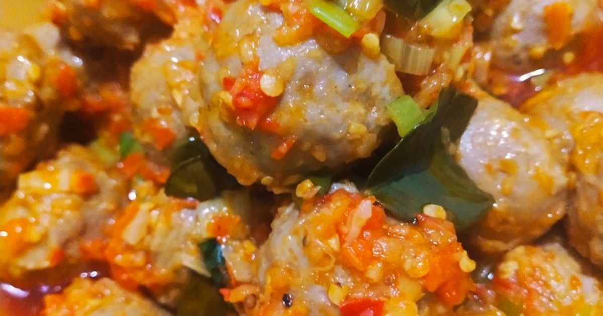 Resep olahan bakso sapi pedas rumahan enak dan mudah - Cookpad