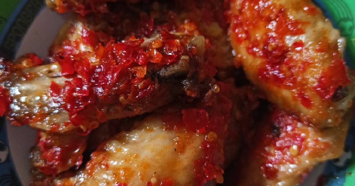 Resep Balado Chicken Wings oleh KingDom - Cookpad