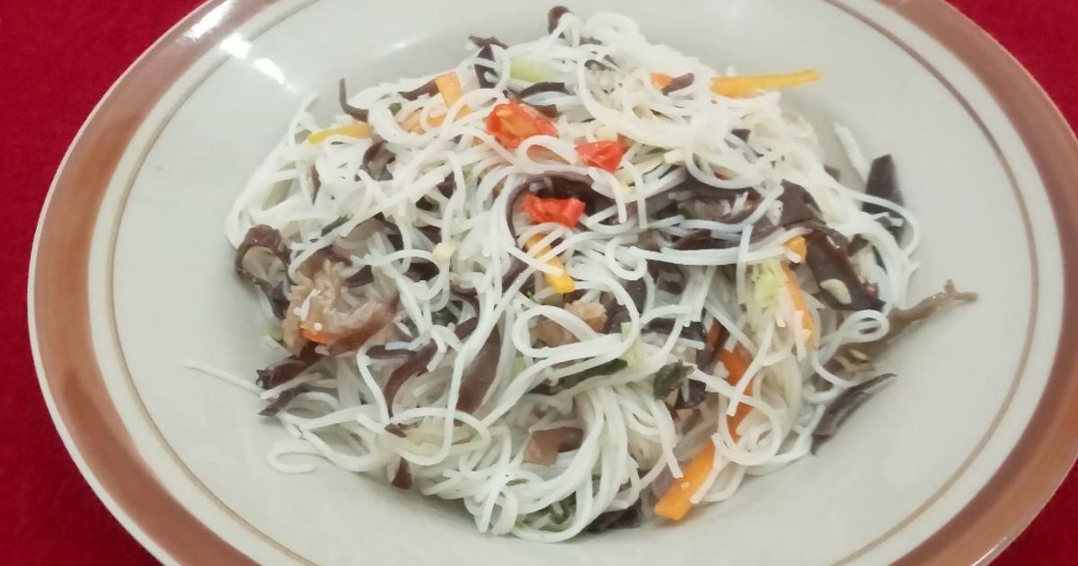 Resep Tumis Bihun Jamur Kuping oleh Jazilatul iana - Cookpad