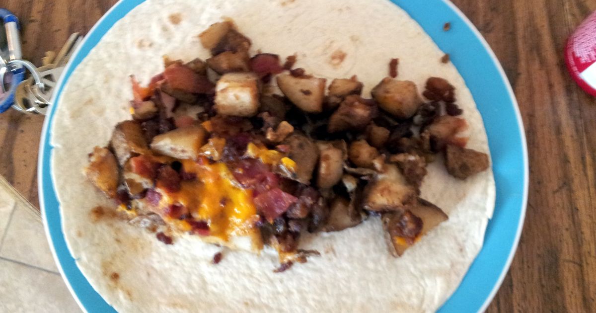 Bomb Breakfast Burrito Recipe by jadycakes187