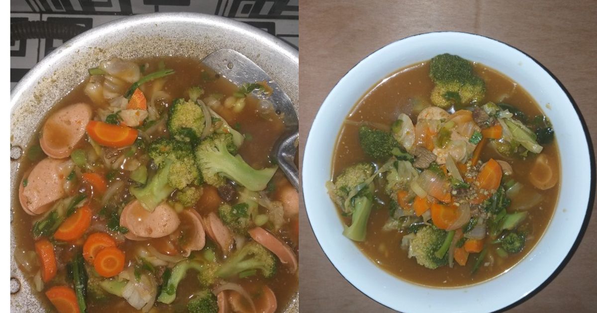 Resep Capcay Kuah Diet Enak Sehat (No Minyak, No Maizena) oleh Hey ...