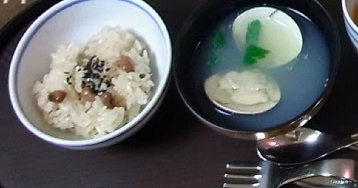 Hamaguri Clam Clear Soup Recipe by cookpad.japan - Cookpad