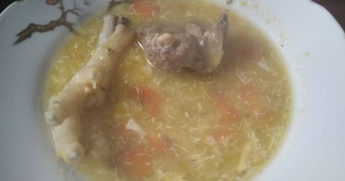 Sopa de sémola y pollo - 33 recetas caseras- Cookpad