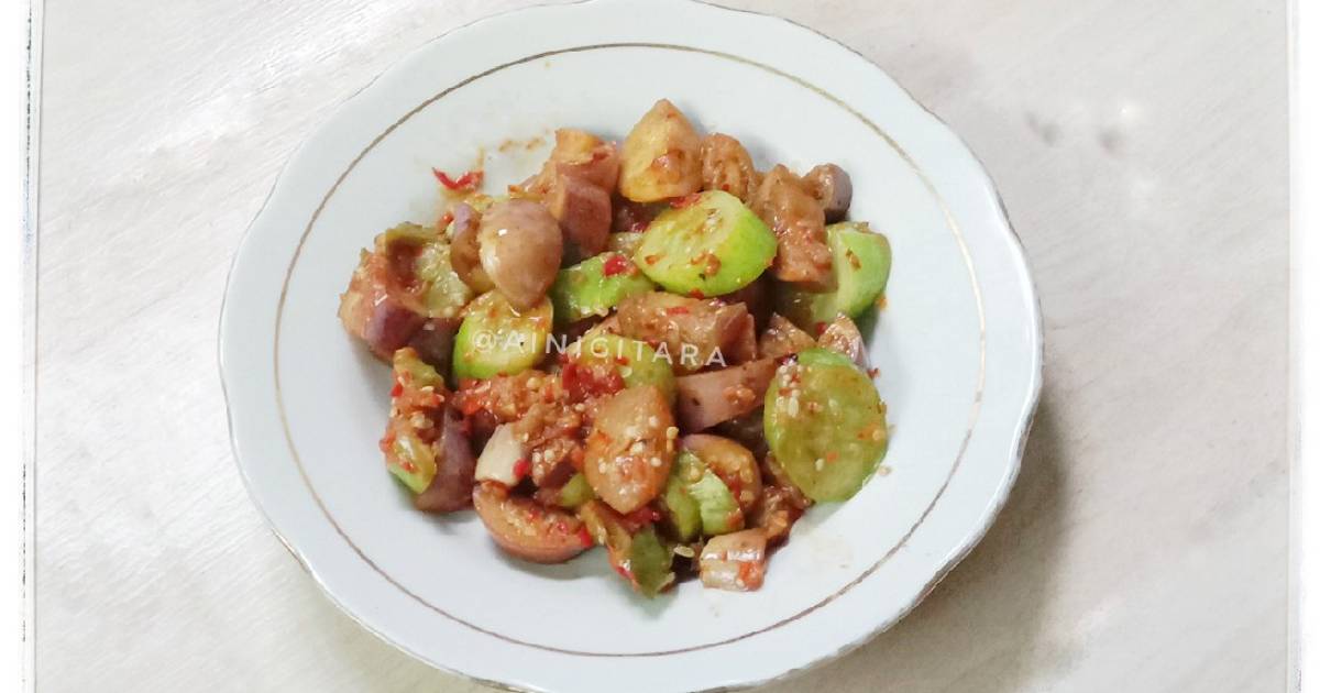 Resep Terong Timun Sambal Kencur oleh Aini mama 2N 2R - Cookpad