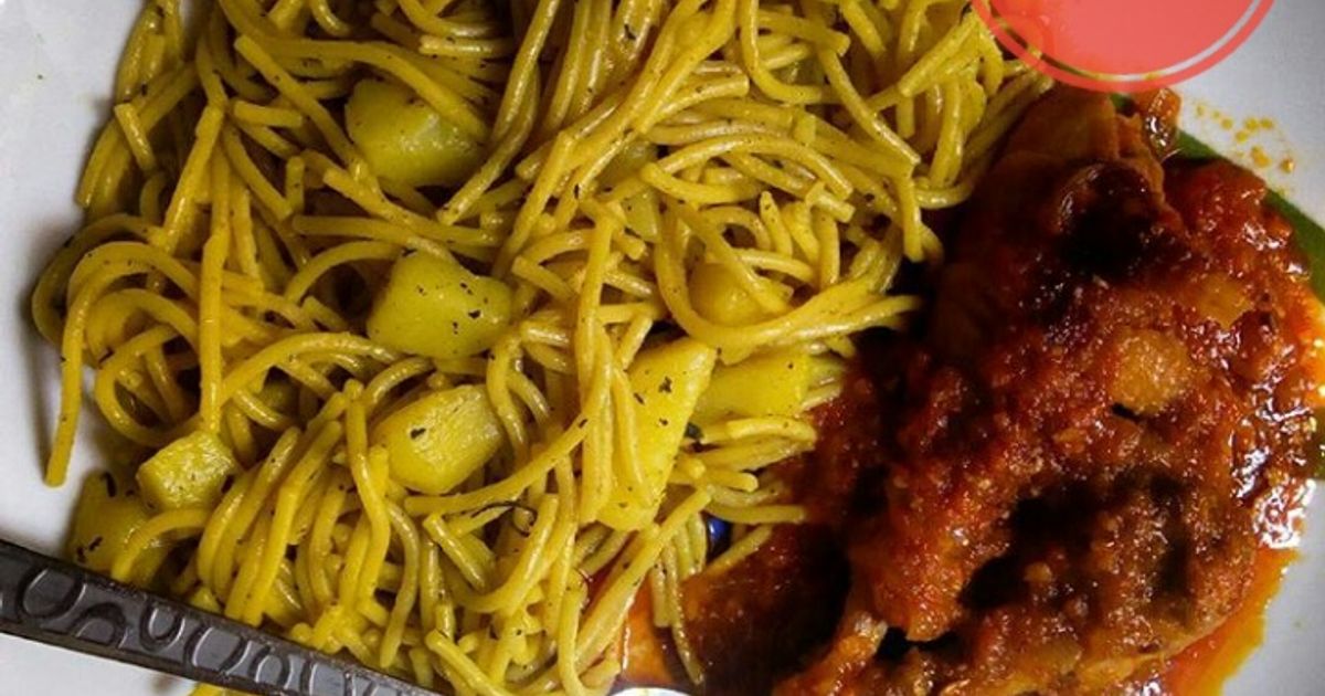 Spaghetti And Stew Recipe by Andrea💛(Delish Cuisine) - Cookpad