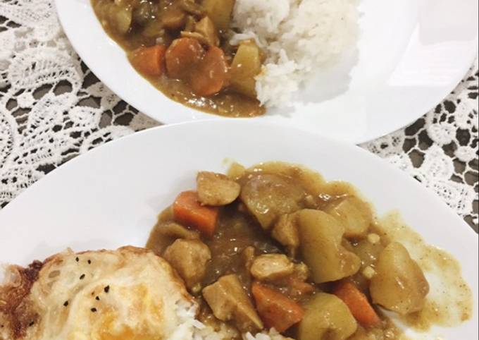 Resep Japanese chicken curry over rice oleh sonia cmy - Cookpad