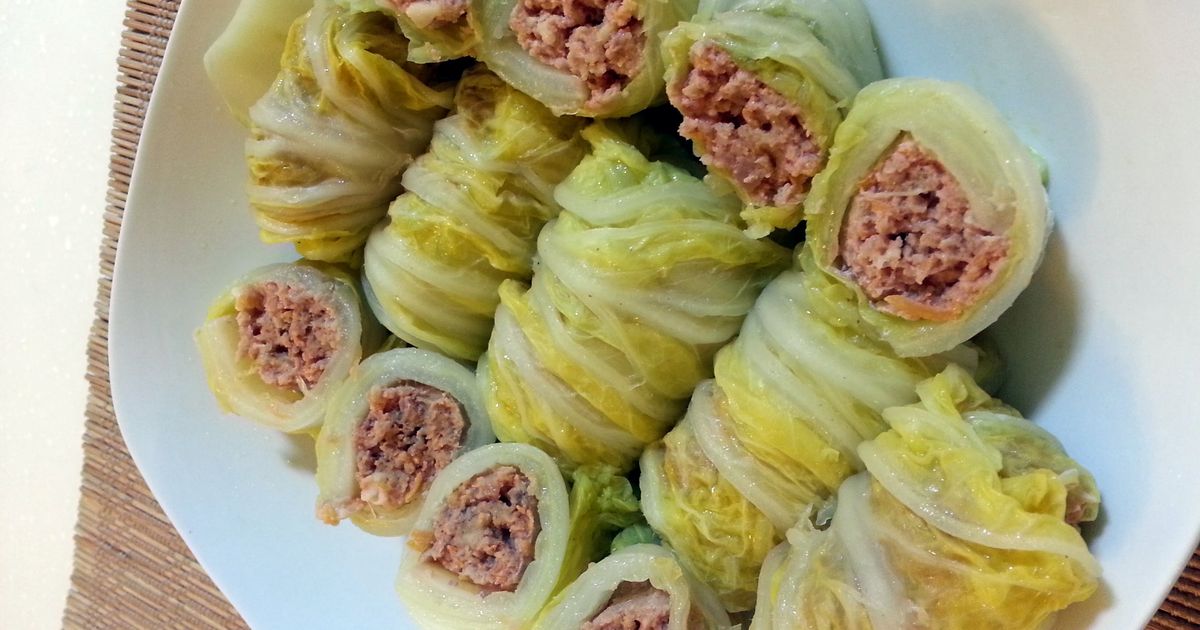 Chinese Cabbage Wrap Recipe By Happynut