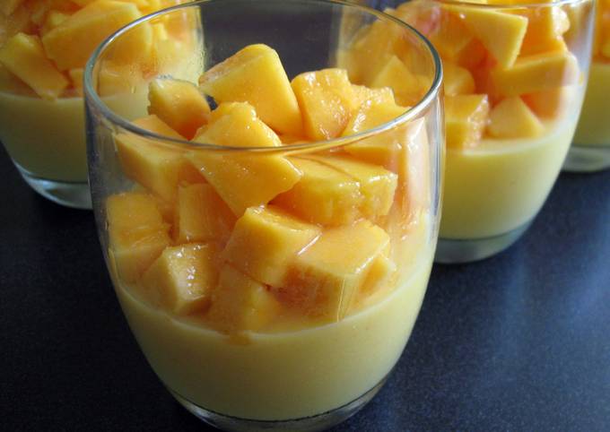 Mango Jelly Dessert Recipe by Hiroko Liston - Cookpad