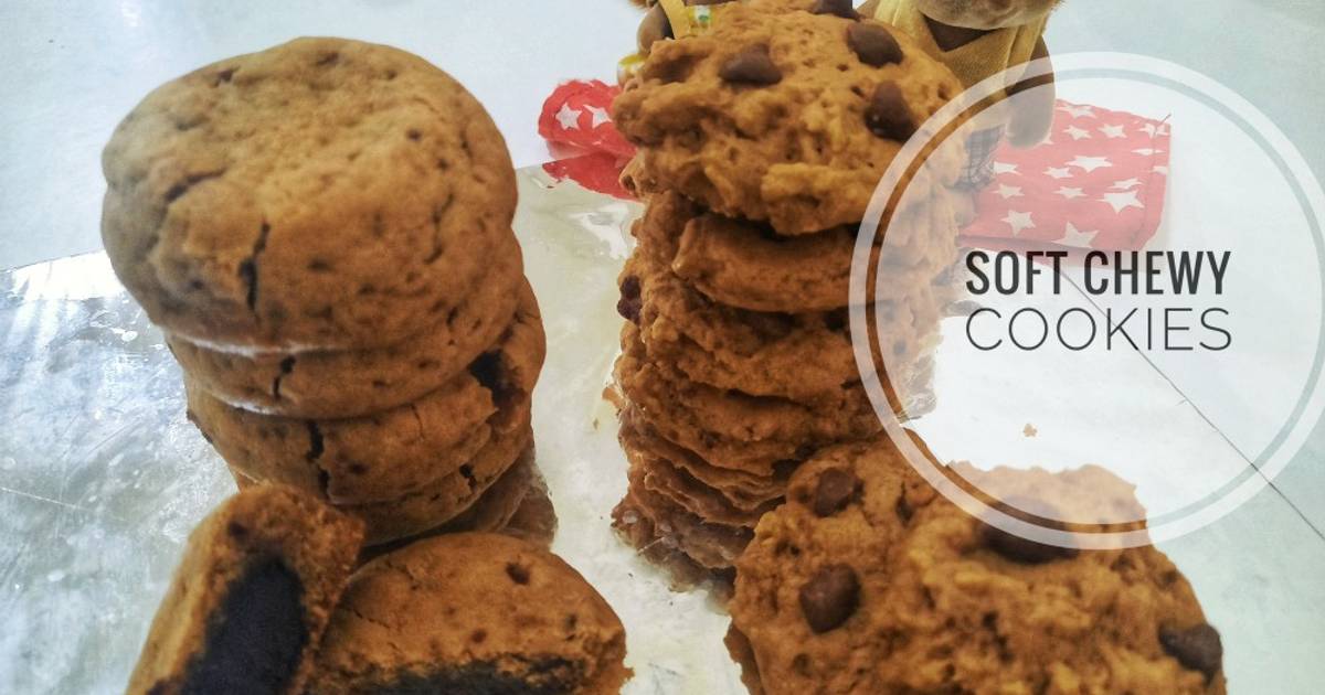 Resep Soft Chewy Cookies oleh Mama B🐝 - Cookpad