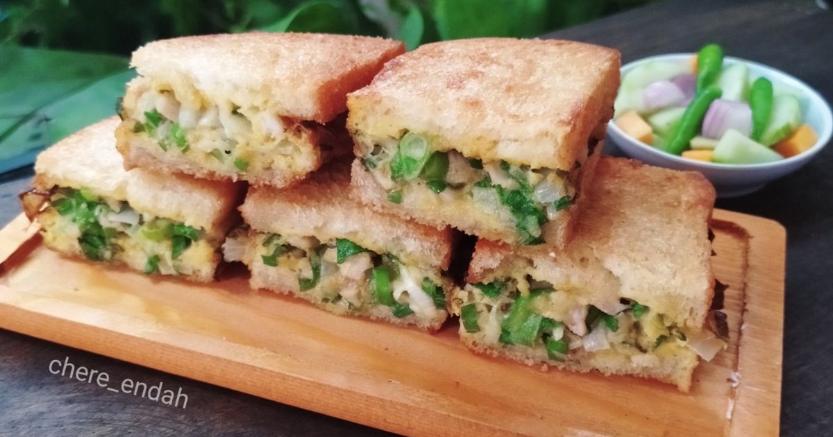 Resep Martabak Telur Roti Tawar oleh Chere Endah - Cookpad