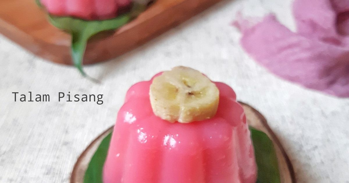 Resep Talam Pisang (Tepung Hunkwe) oleh Arum Yusia - Cookpad