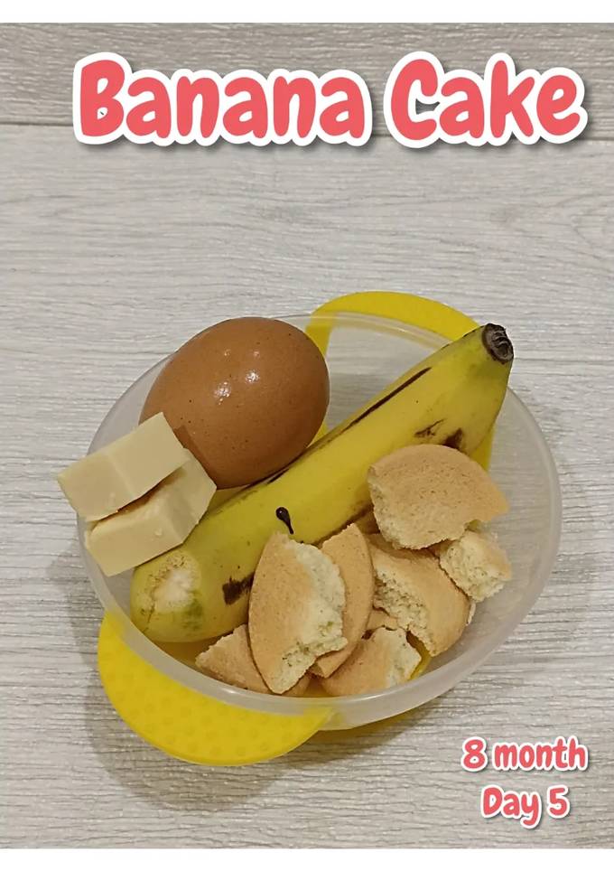 Resep (SNACK MPASI 8+) BANANA CAKE oleh MamaDzie | IG & Tiktok ...
