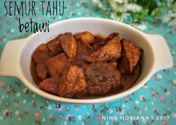 Resep Semur tahu betawi oleh Nina Noviana - Cookpad