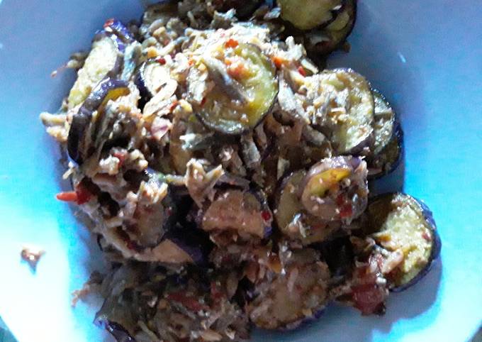 Resep Terong Ungu Ikan Kecil oleh SaRa VisRie - Cookpad
