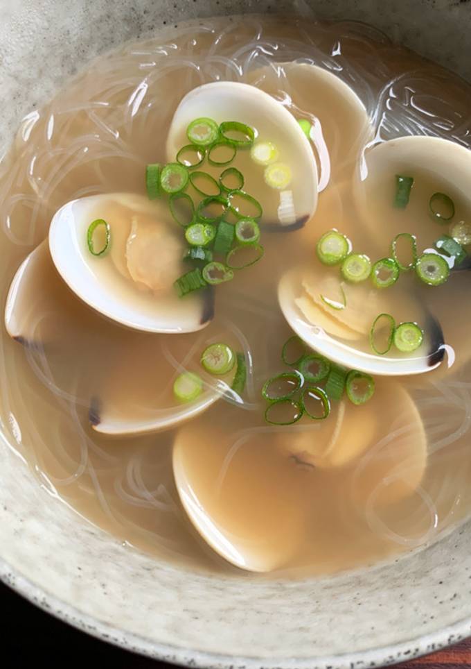 Clam & Harusame Soup Recipe by Hiroko Liston - Cookpad