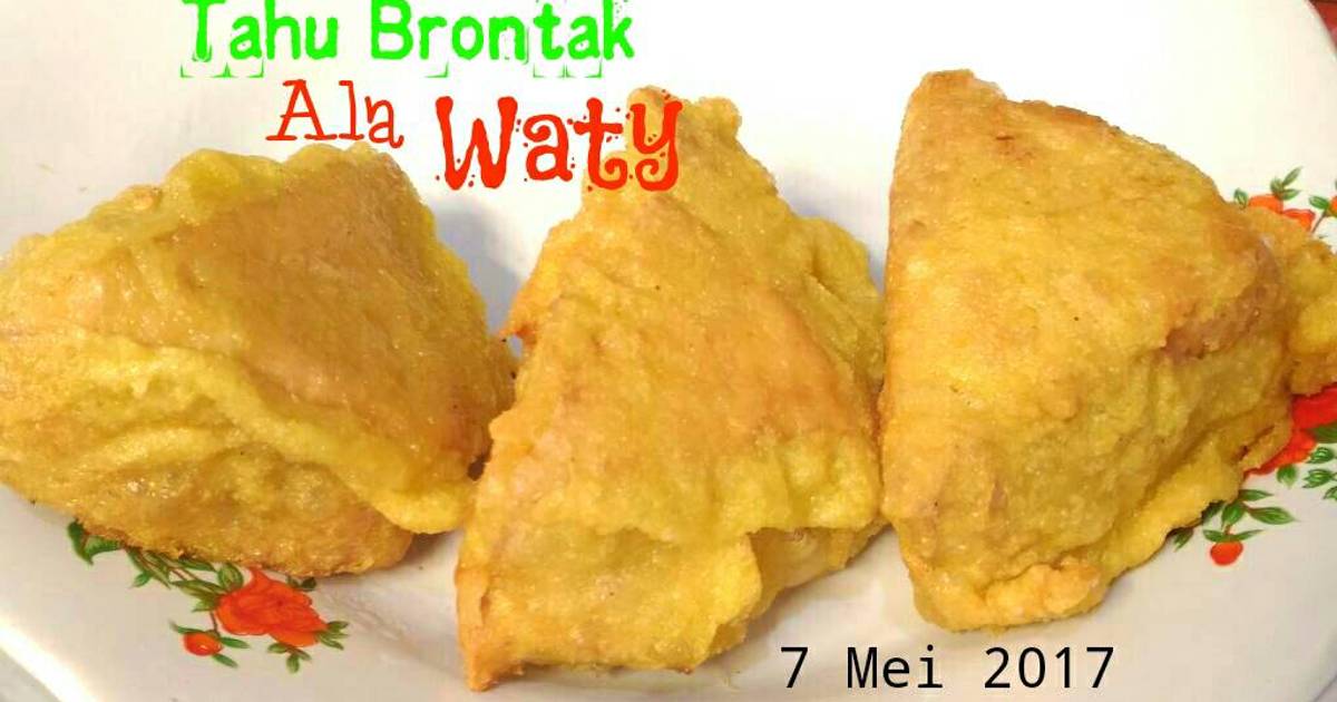 Resep Tahu Brontak Resep Keluarga oleh Wattini Kitchen - Cookpad