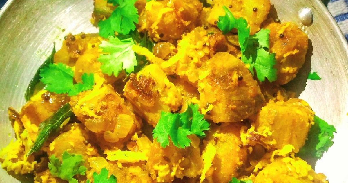 Vazhakkai(raw Banana) Poriyal Recipe by Subhalaxmi Samantaray - Cookpad