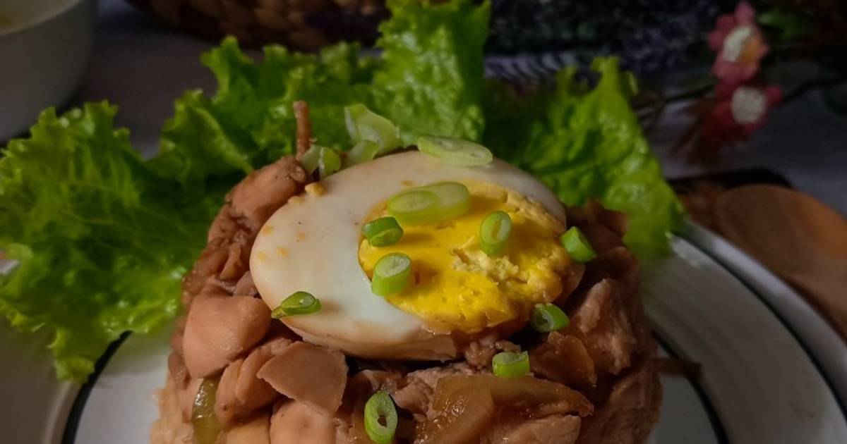 Resep Nasi tim ayam praktis oleh Kiena - Cookpad