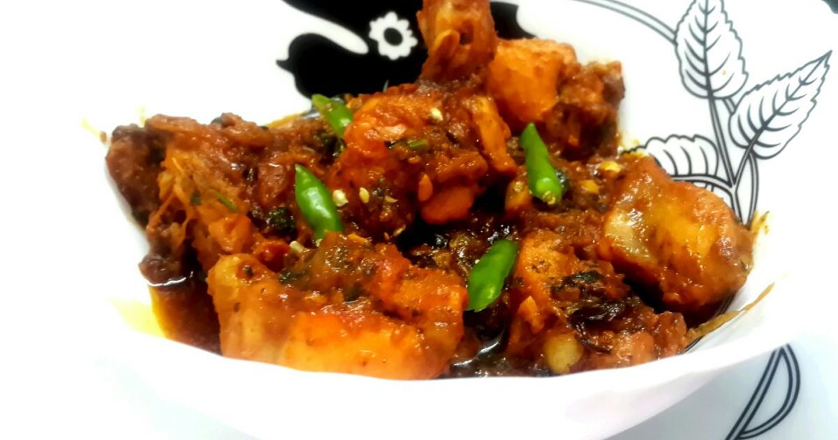 Handi Chicken Recipe by Kumkum Chatterjee - Cookpad